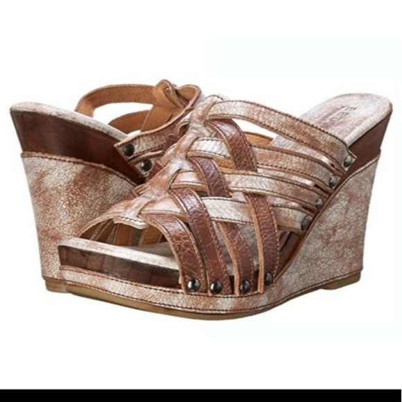 Bed Stu | Shoes | Nwt Bed Stu Shoes Wedge Gina Ii In Nectar Lux Slip On ...